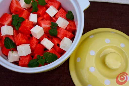 Insalata di anguria e feta - Ricetta Veloce